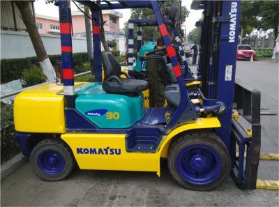 China used komatsu 3ton forklift lifting 4.5M for sale