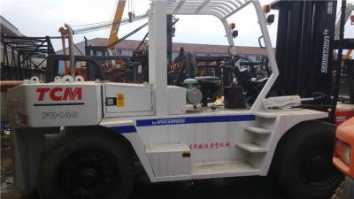 China TCM 140Z8  14ton used forklift second- hand forklift for sale