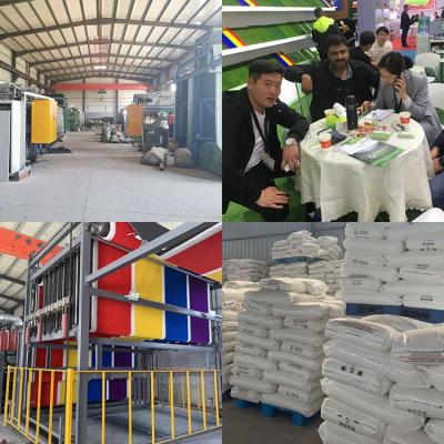 Cina Landscaping Synthetic Artificial Grass 20mm Rainbow Sports Flooring Turf in vendita