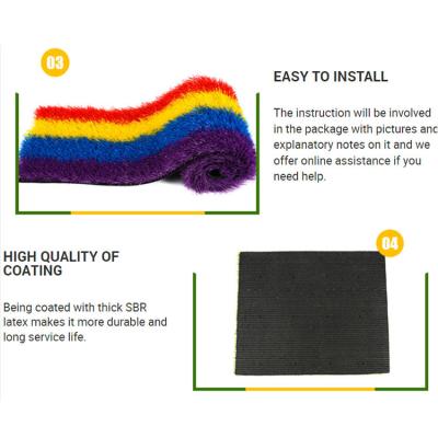 中国 Factory Direct Supply Cheap Price Lawn Garden Decorate Artificial Turf Synthetic Grass Artificial Turf Lawn For Garden 販売のため