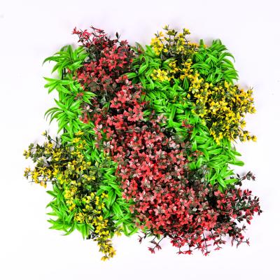 Cina Manufacturers Direct Sale Artificial Wall Plants Panel Vertical Garden Green Artificial Leaves Hedge Plants On Wall in vendita