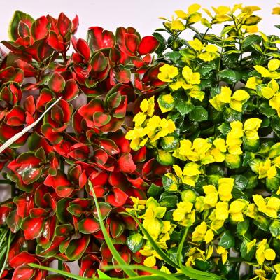 China Artificial Fake Plant Wall Flowers Rolling Up Wedding Wall Ornaments Te koop