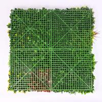 China Hanging Artificial Plants Wall 3D Wedding Artificial Flower Background Wall for sale