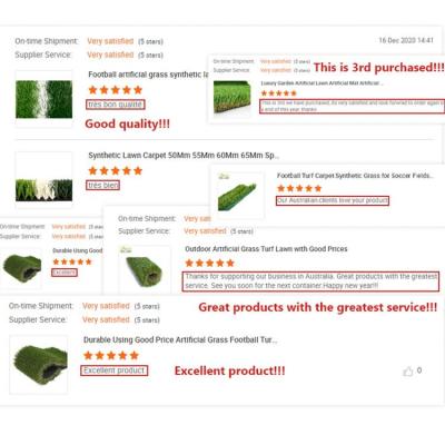 Cina 30mm Artificial Football Grass Lawn Green Unfilled Sports Flooring Landscaping in vendita