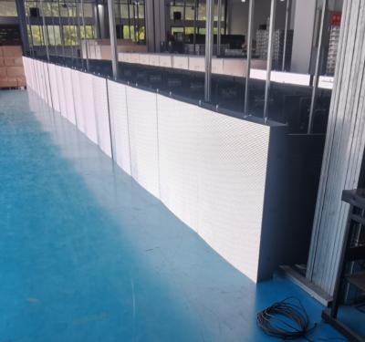 Cina Lo sport all'aperto del Governo del ferro della curva che annuncia il LED visualizza la fabbrica di alta luminosità P10 960mm*960mm Shenzhen in vendita