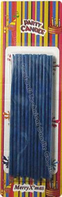 China Emit Flake Dark Birthday Sparkler Candles Clavate Stick And Thin 24 Pcs , 11 Grams for sale