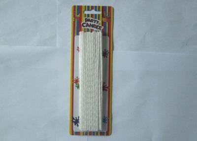 China White Long Thin Birthday Candles Spaghetti Shape For Cake Decoration for sale