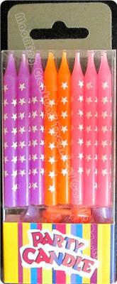 China Interlayer Holders Birthday Party Candles 3 Multicolor 16 Candles Eco-friendly for sale