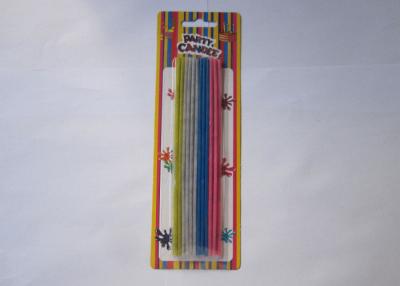 China Flameless Sparkler Birthday Candles , Long Decorative Pillar Candles for sale