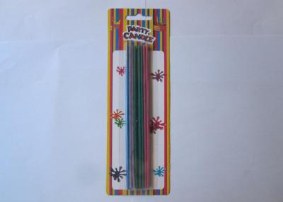 China Creative Silm Tall Sparkler Birthday Candles Unscented Warm Yellow Flame 18ct for sale