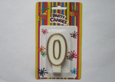 China Decorative Digital Cute Number Birthday Candles Dripless Party Digit Zero for sale