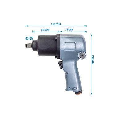China 2.5kg 1 2 Air Impact Gun Adjustable Forward Reverse Square Drive for sale