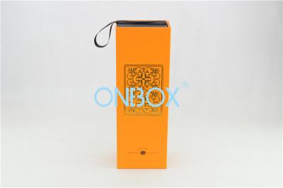 China Van de Luxe het Verpakkende Dozen van de Alcoholefles Vouwbare Elegante Karton Te koop
