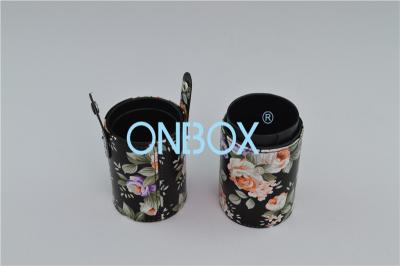 China Van de de Cilinderbuis van de make-upborstel het Geval/het Leer Kosmetische Verpakkende Dozen voor Dame Make Up Te koop