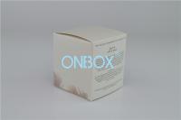 China Custom Fragrant Oil Luxury Gift Box with Separate Lid and Bottom 80x80x90mm for sale