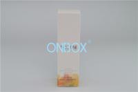 China Custom Embossed Foldable Paper Box with White Cardboard Insert 55x55x200mm for sale
