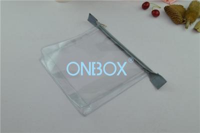 Cina Borse d'imballaggio trasparenti del PVC per gli archivi/documento/libri/cancelleria con la chiusura lampo in vendita