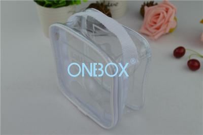 China Van de de Zakkenluxe van pvc van strandproducten draagt Verpakkend Transparant pvc Zak met Ritssluiting Te koop