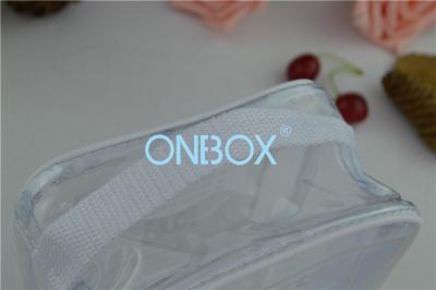 China Van de de Zakkenluxe van pvc van strandproducten draagt Verpakkend Transparant pvc Zak met Ritssluiting Te koop