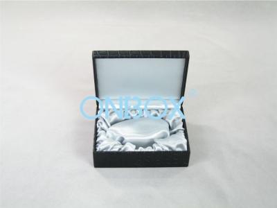 Cina Il coccodrillo ha impresso i contenitori d'imballaggio di regalo del raso delle similpelle dell'unità di elaborazione per la cinghia 178x137x60mm in vendita