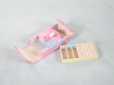 China Roze Mooie de juwelen verpakkende dozen van Kartonvrouwen met dienblad Te koop
