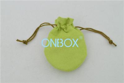 China Lichtgroene van de de Juwelenzak/Gift van Fluweeldrawstring Zakken Nylon Drawstrings Te koop