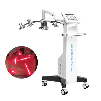 China 6D 532nm 635nm Cold Laser 10D Laser Slimming Machine Lymphatic Circulation for sale