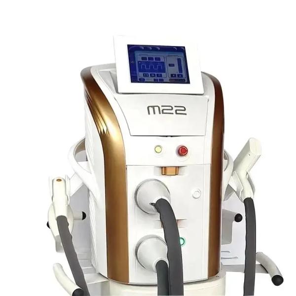 Quality 2 In 1 M22 IPL OPT Nd Yag Laser Hair Removal Machine Tattoo Pigment Removal Device for sale