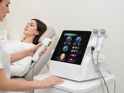 China RF Microneedle Hifu Skin Tightening Machine 12D ICE Anti Aging for sale