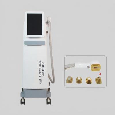China Spot Size Replaceable Ice Cooling Laser Hair Removal Machine With 12inch Touch Screen for sale