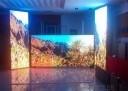 Cina Resistente ad alta temperatura della video della parete della striscia principale colore pieno all'aperto esposizione della tenda in vendita