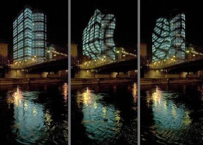 Cina Morbidezza trasparente di SMD LED della striscia della tenda all'aperto dell'esposizione per il fondo di fase in vendita