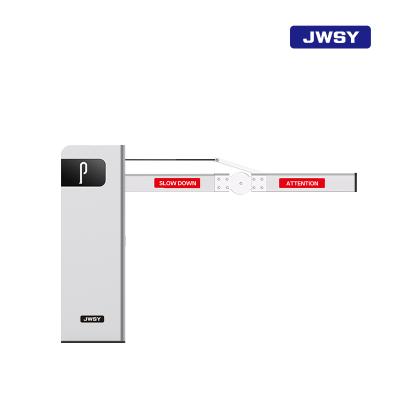 China Silver Robot Series Curved Arm Bar Parking Lot Barrier Gate for sale