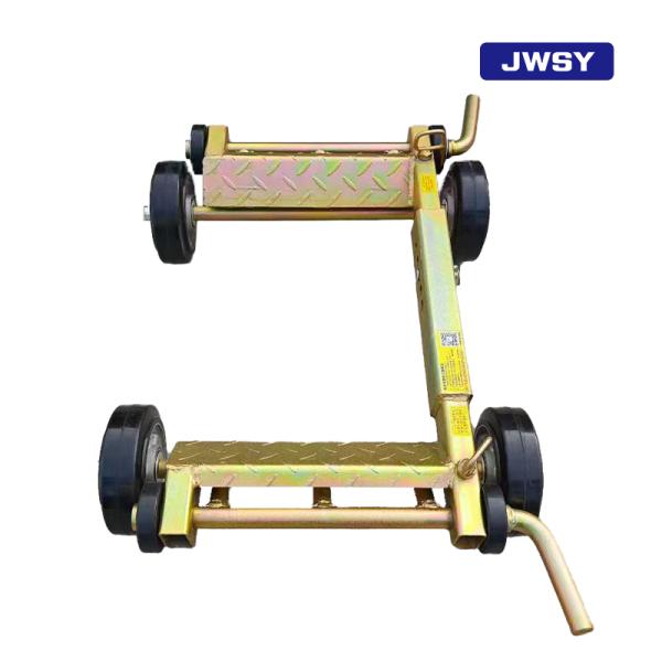 Quality Parking Lots Lever Shifter Car Mover Lightweight With 150 Aluminum Core Wheel for sale