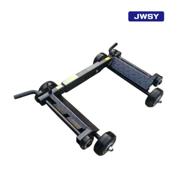 Quality Black Lever Directed Car Mover Square Tube With 150 Aluminum Core Wheels for sale