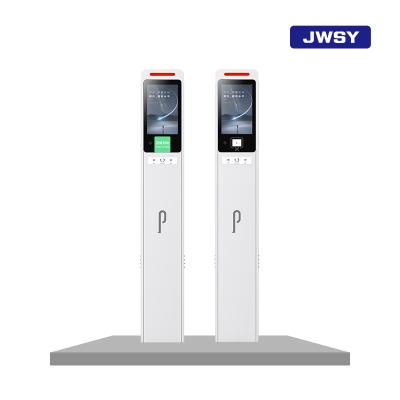 China JWS-T06 Solar Powered Smart Parking Terminal with Video Intercom and QR Code Reader for Self-Service Lane Control for sale