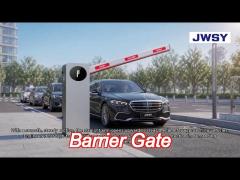 led glowing boom barrier gate with dc brushless motor and 4m boom length for premium parking control