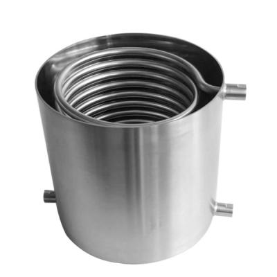Cina olio conveniente coassiale dello scambiatore di calore della bobina a spirale 20P che ritorna uniformemente in vendita