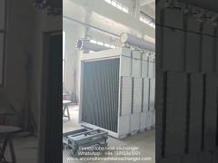 Titanium Fin Type Coil Water To Air Heat Exchanger for Dry cooler, Evaproator, Condenser