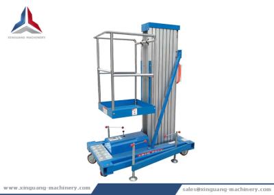 China 10m Platform Height Single Mast Hydraulic Aluminum Lift Table for sale