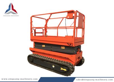 China Battery Power Crawler Self Propelled Scissor Lift with 6m Platform Height for sale