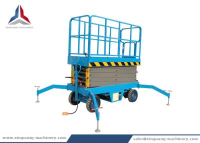 China Battery Power Mobile Hydraulic Scissor Lift with 10m Platform Height for sale