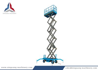 China 500kg Capacity Battery Power Lifting Hydraulic Scissor Lift with Plywood Case Package for sale