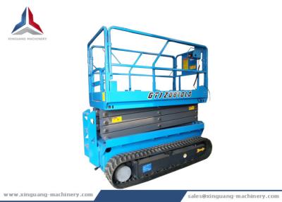 China 8m Crawler Hydraulic Self Propelled Scissor Lift with Battery Power for sale
