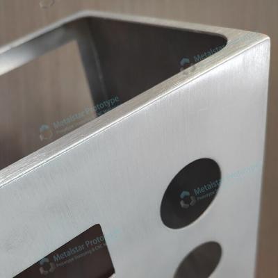 China Op maat gemaakte 1,2 mm aluminium snelle prototype vervaardiging voor apparaten Te koop