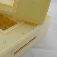 China Polishing smooth CNC plastic machining services / ABS plastic cnc prototype for sale