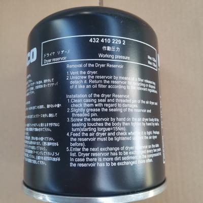 China High Quality WABCO 4324102292 Air Dryer Filter For Truck And Buses for sale