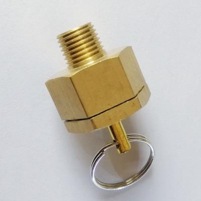 China Trailer/Truck Air Tank 1/4'' Brass Manual Control Water Drain Valve for sale