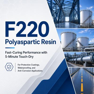 China F220: A Fast-Curing Polyaspartic Resin with 5-Minute Touch-Dry Performance for sale