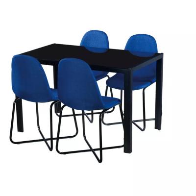 Cina Tavolo da pranzo di vetro su misura 6 Seater delle mobilie 1200*700*750mm della sala da pranzo in vendita